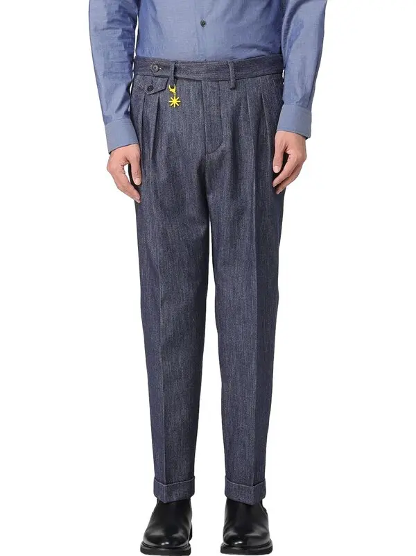 MANUEL RITZ Trousers - Blue