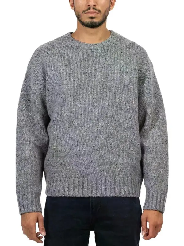 FRAME Sailor Ribbed Crew-neck Knitwear - Grey