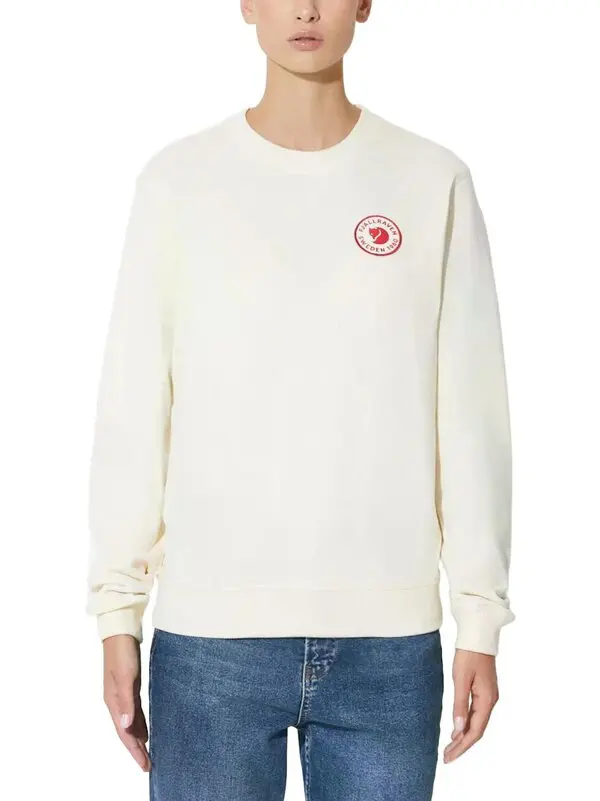 Fjallraven Logo-patch Sweatshirt - White