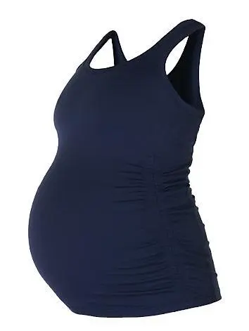 Sweaty Betty All Day Maternity Vest - Navy Blue