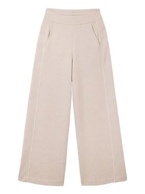 THE WHITE COMPANY Cotton-jersey Jogging Bottoms - Oatmeal