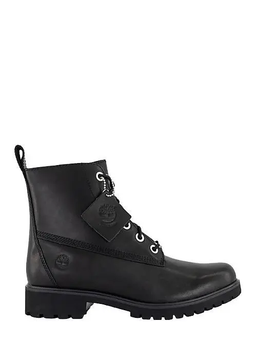 Timberland Lyonsdale Leather Ankle Boots - Black Leather