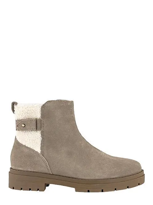 Toms Astrid Suede Ankle Boots - Dune Suede
