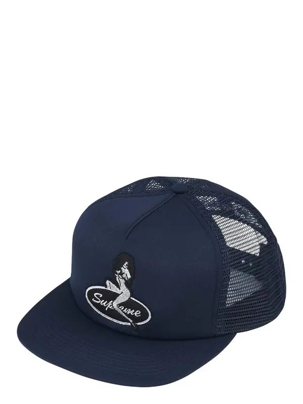 Supreme Pinup 5-panel Mesh Back Cap - Blue
