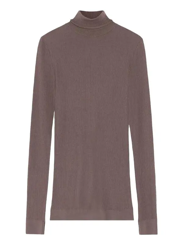 LEMAIRE Seamlesss High Neck Top - Purple