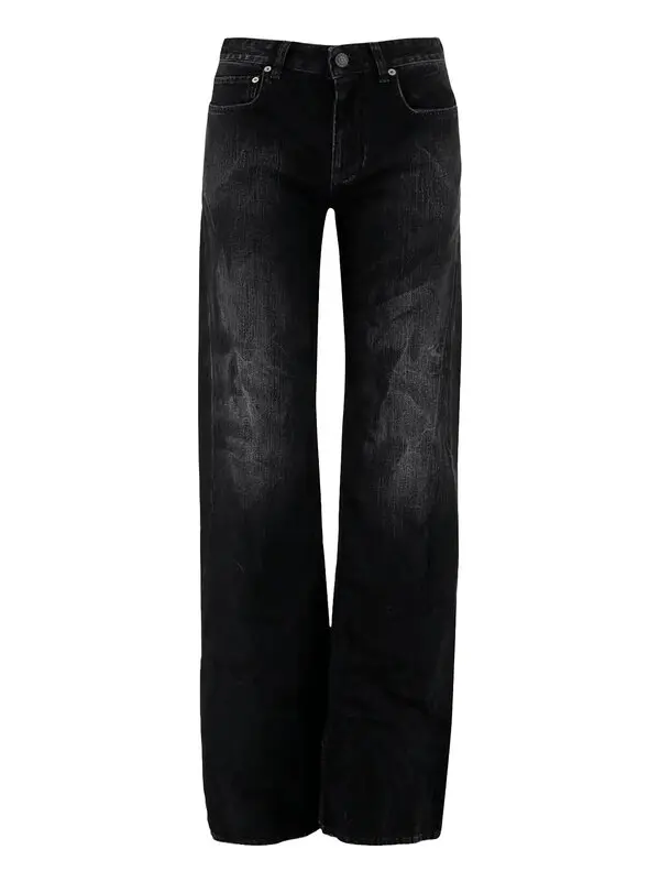 Balenciaga Wide Leg Pants - Black