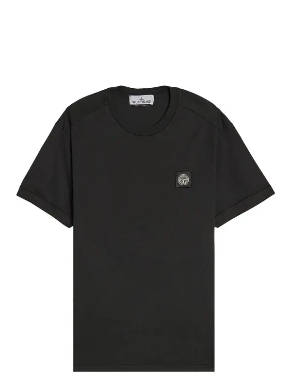 Stone Island Compass Logo Patch T-shirt - Black