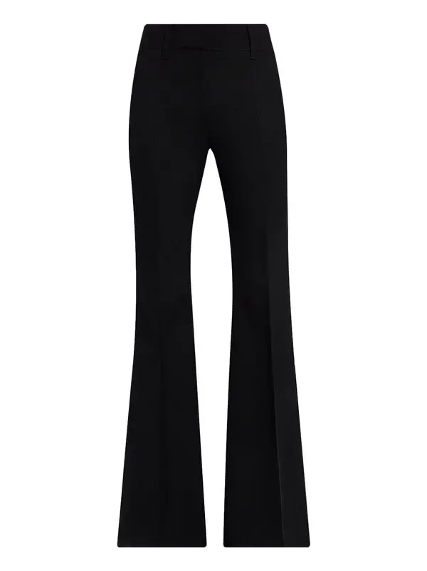 Gabriela Hearst Rhein Wool Flare Pants - Black