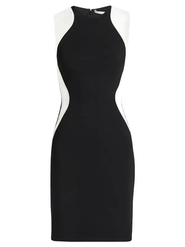 Stella McCartney Colorblock Mini Dress - Black