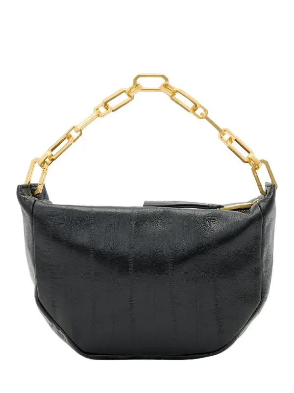 ALLSAINTS Madea Mini Leather Clutch Bag - Black