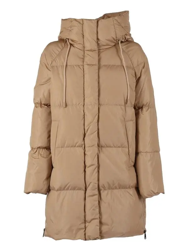 Max Mara Long Padded Jacket - Beige