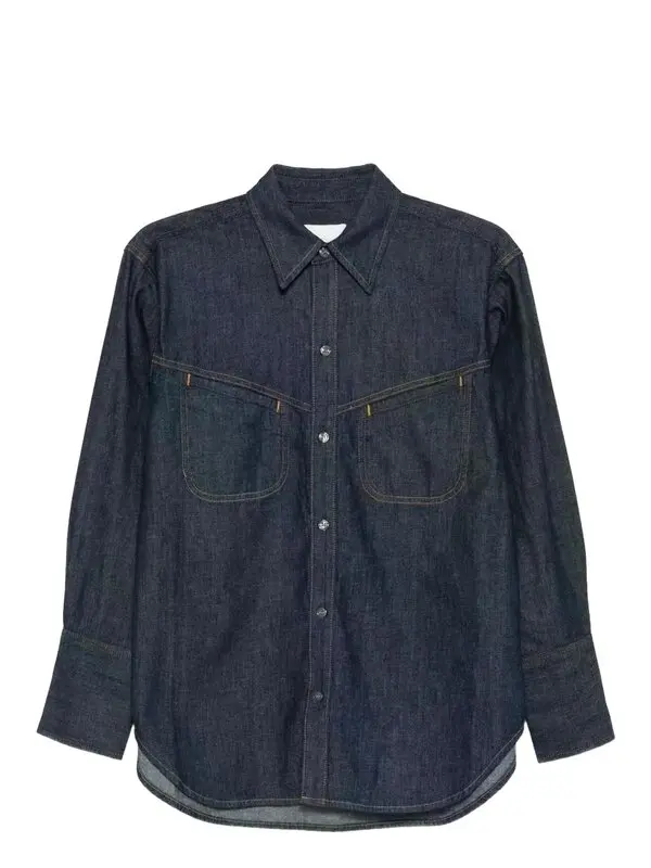 Citizens Of Humanity Chest-pocket Denim Shirt - Blue