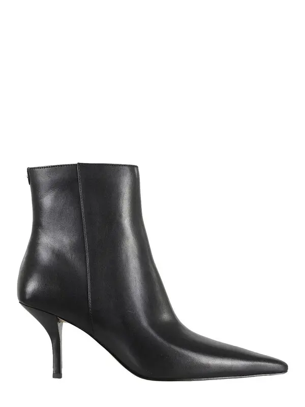 Michael Kors Pointed-toe Leather Boots - Black