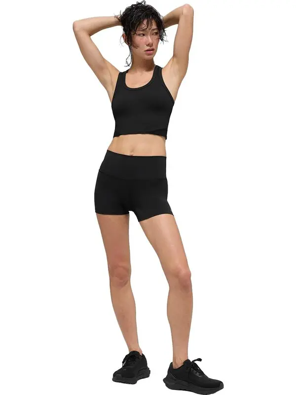 Alo Yoga Mesh Front Runner Tank Top - Black
