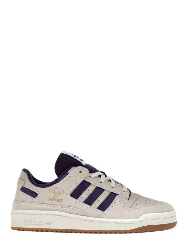 Adidas Forum Low Cl Gum Sneakers - Off White/violet/gum M2