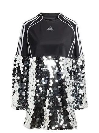 Adidas Adilenium Season 4 Teamgeist Sequins Mini Dress - Black