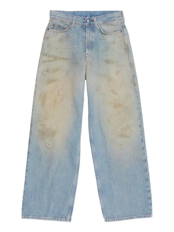 Acne Studios 1981 Loose Fit Jeans - Mid Blue