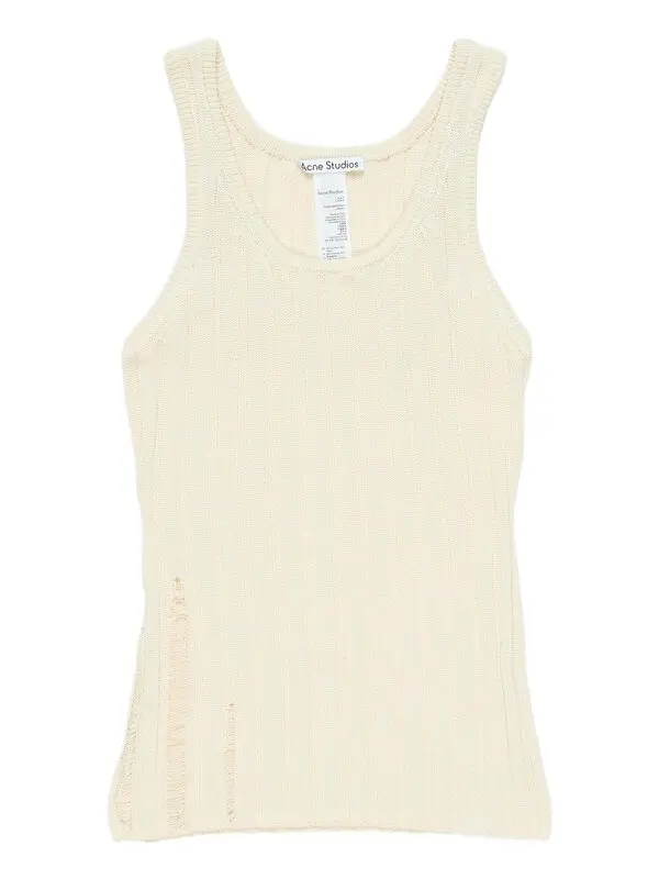 Acne Studios Tank Top - Cream White