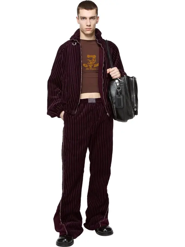 Acne Studios Corduroy Trousers - Burgundy