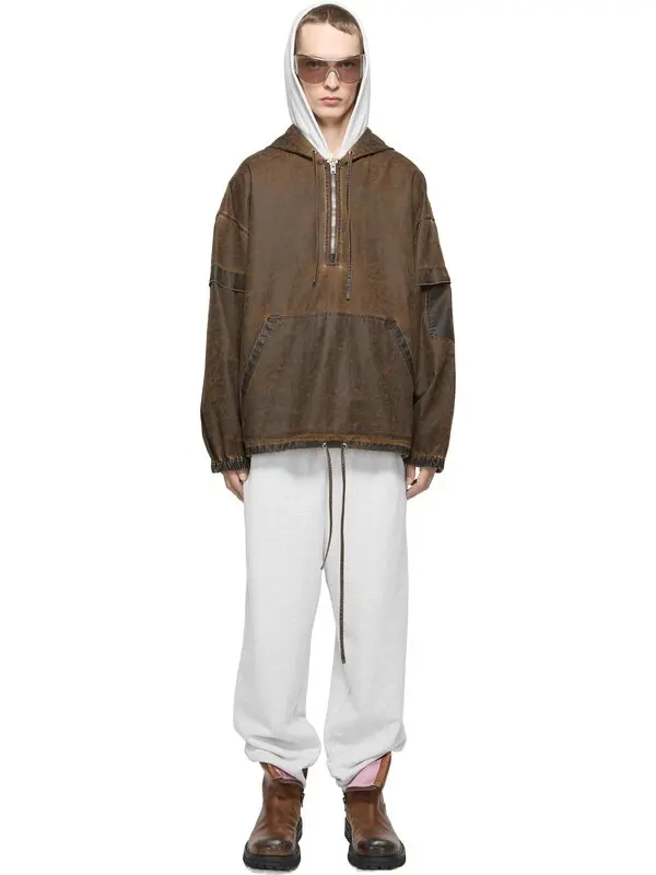 Acne Studios Cotton Jersey Sweatpants - Pale Grey Melange