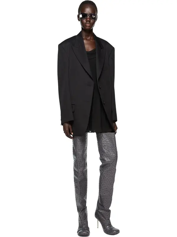 Acne Studios Single-breasted Suit Jacket - Black