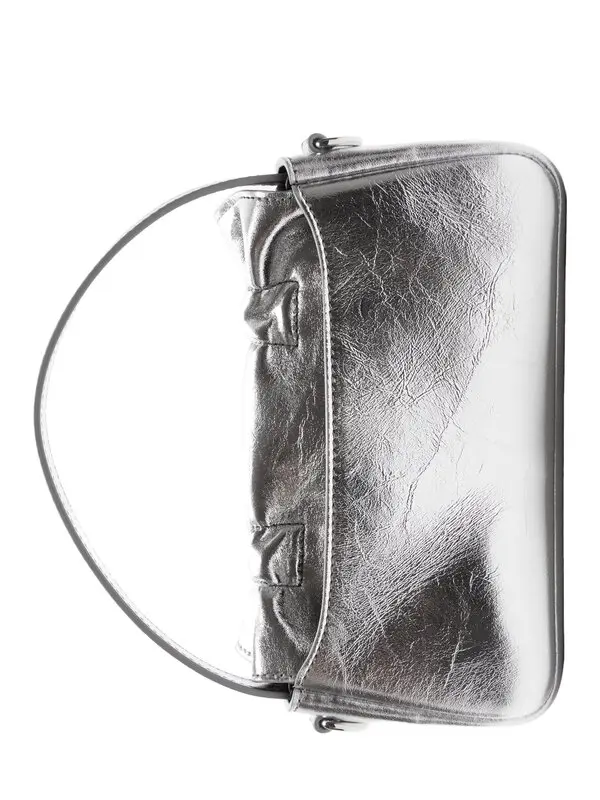Acne Studios Multipocket Micro Crossbody Bag - Silver