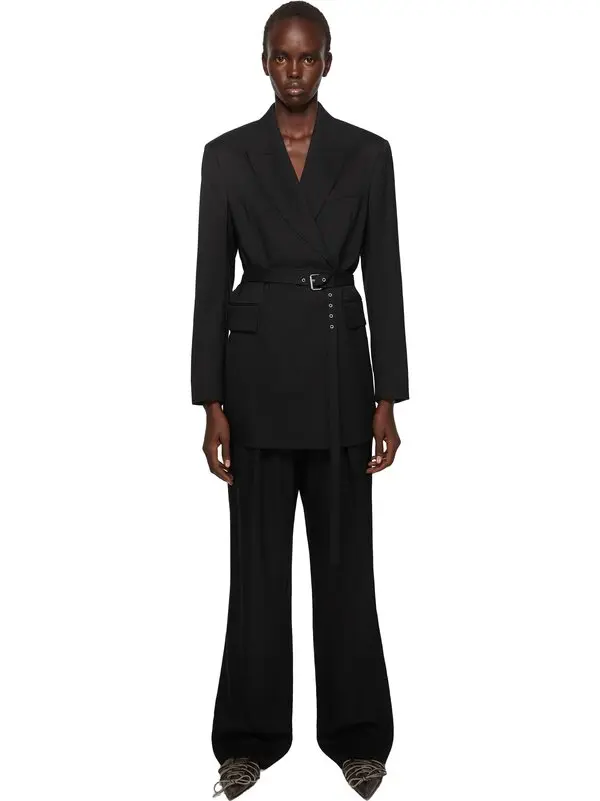 Acne Studios Relaxed Fit Suit Jacket - Black