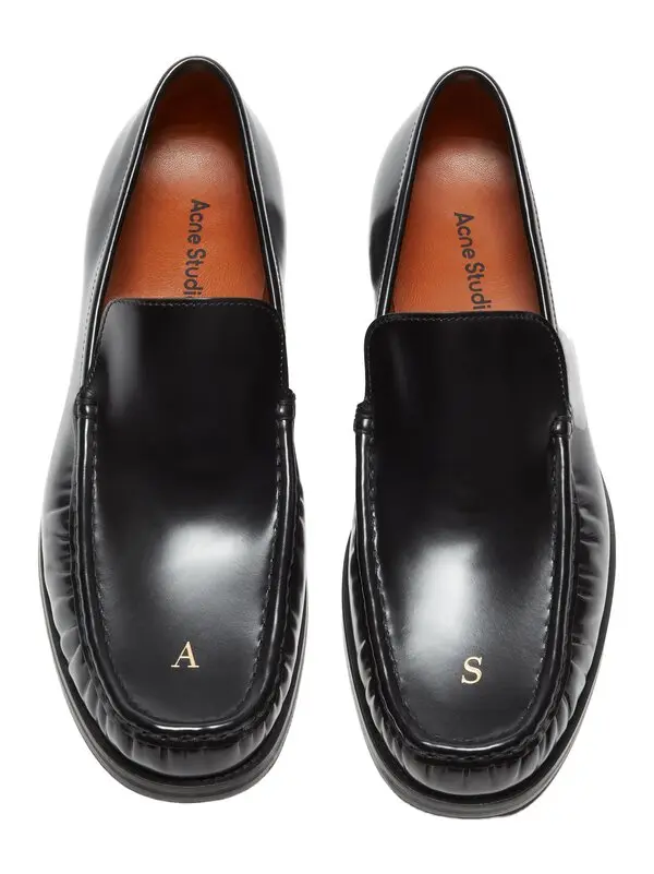 Acne Studios Leather Loafers - Black