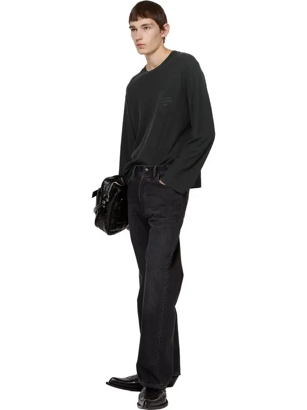 Acne Studios Regular Fit Jeans - Black