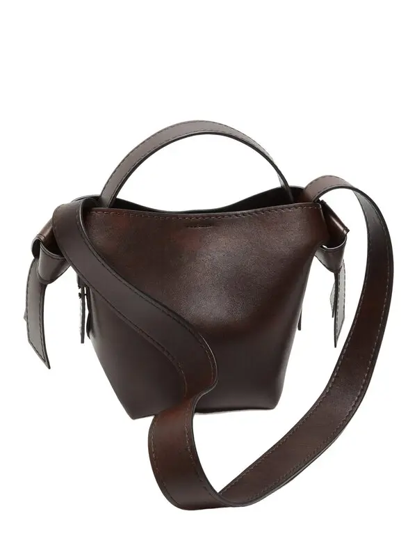 Acne Studios Musubi Mini Shoulder Bag - Dark Brown