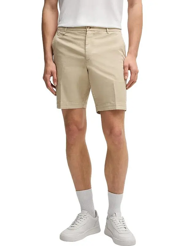 BOSS H-slice Slim Shorts - Light Beige