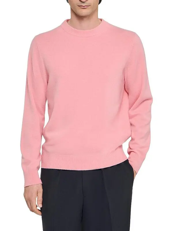Sandro Industrial Cashmere Sweater - Baby Pink