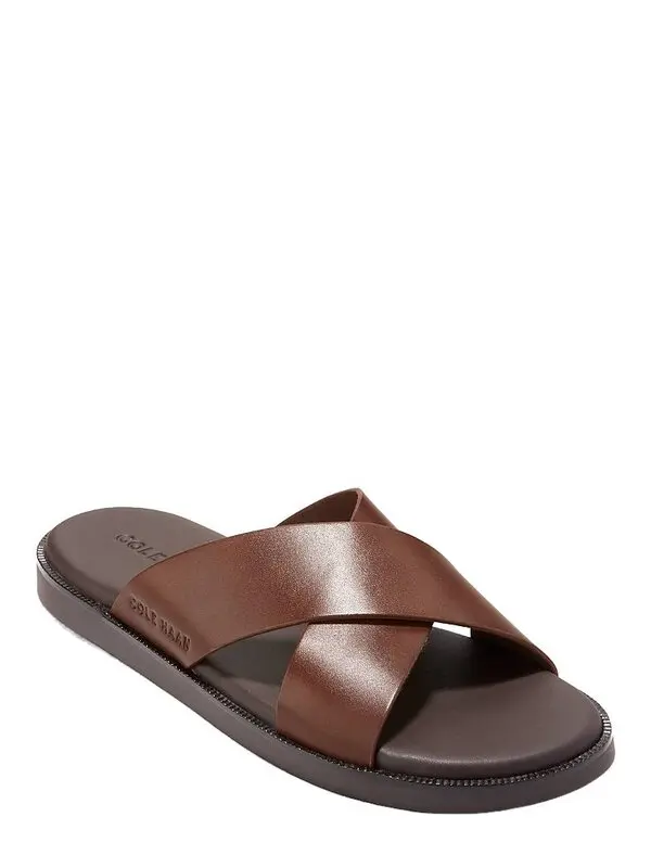 Cole Haan Nantucket Cross Strap Slides - Woodbury
