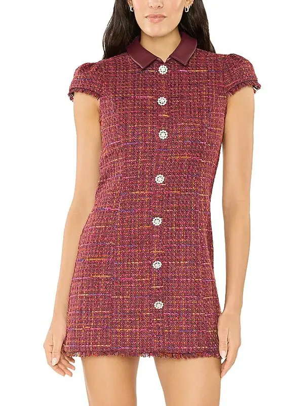 Likely Riello Dress - Wine Multi