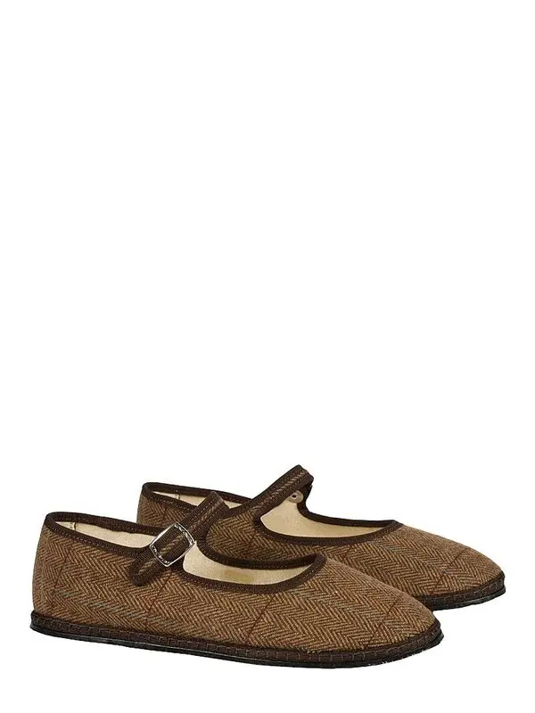 VIBI VENEZIA Mary Jane Flats - Brown