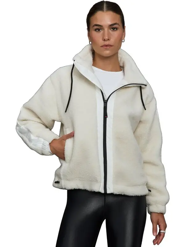 Bogner Ninetta3 Mid-layer Teddy Jacket - Off White