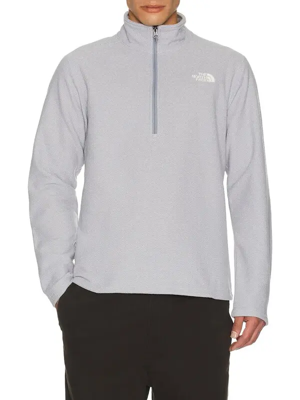 The North Face Textured Cap Rock Sweater - Tnf Light Grey Heather