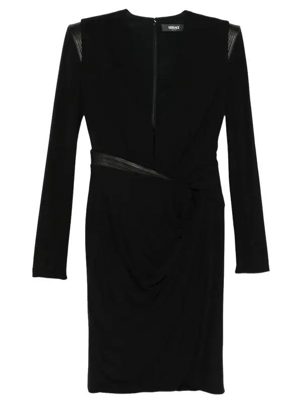 Versace Long-sleeved Dress - Black