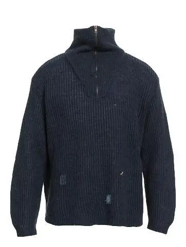 MAISON MARGIELA Turtleneck Knit Top - Navy