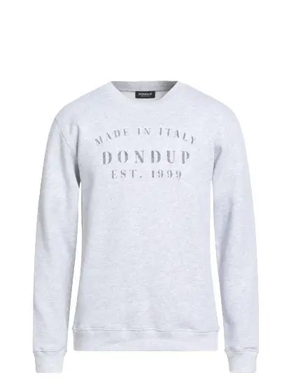 DONDUP Cotton-elastane Fleece Sweatshirt - Grey