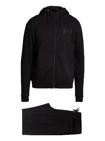 EA7 Tracksuit In Cotton, Polyester And Elastane - Black