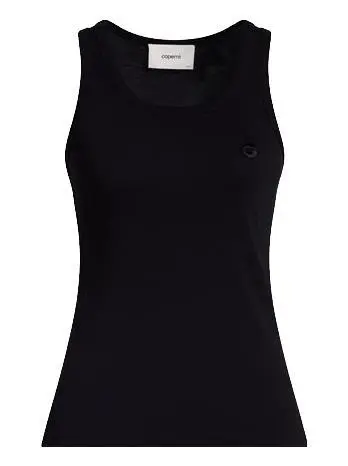 Coperni Cotton Tank Top - Black