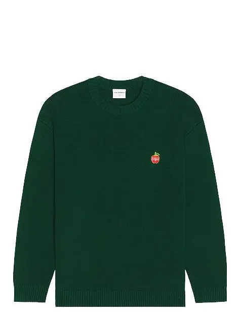 STUDENTS GOLF Foster Knit Crewneck Sweater - Green