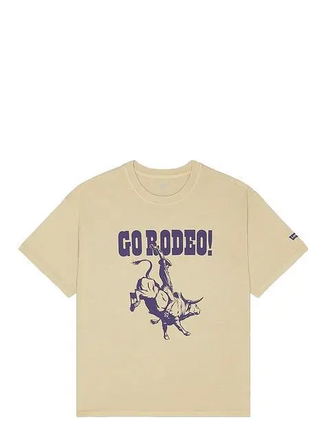 LEVI'S Gr Cropped Tee In Cream - Go Rodeo White Pepper