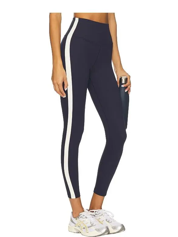Splits59 Clare High-waist 7/8 Leggings - Indigo & Creme