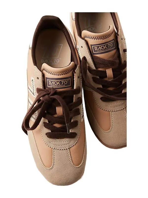 BACK 70 Jogger Sneakers - Beige Milk Coffee