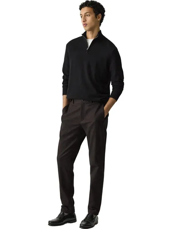 Theory Zaine Pant In Mercer Twill - Brownwood Multi