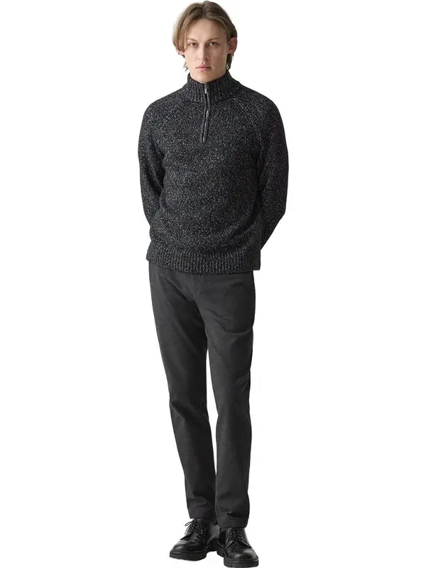 Theory Zaine Pant In Mercer Twill - Grey Melange Multi