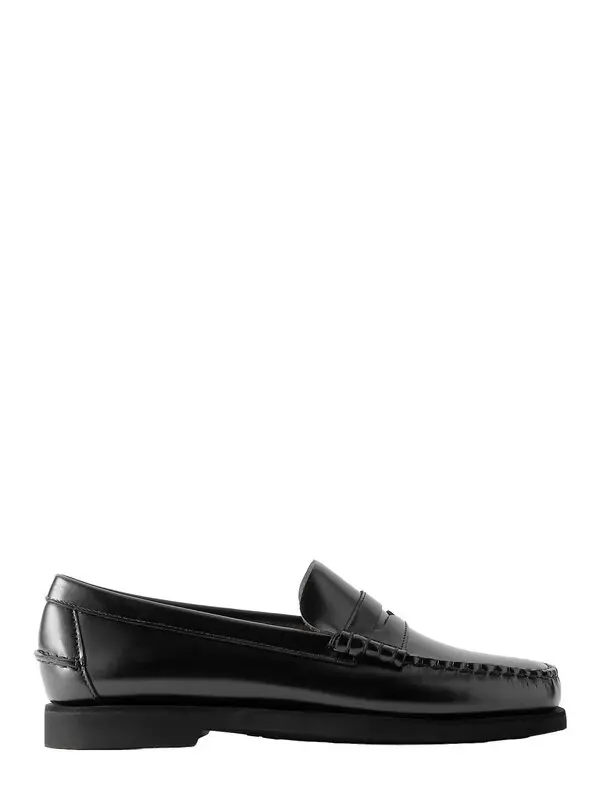 SEBAGO Dan Polaris Leather Penny Loafers - Black