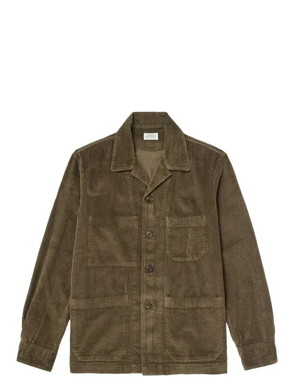 Hartford Cotton-corduroy 'petty Pat' Jacket - Green